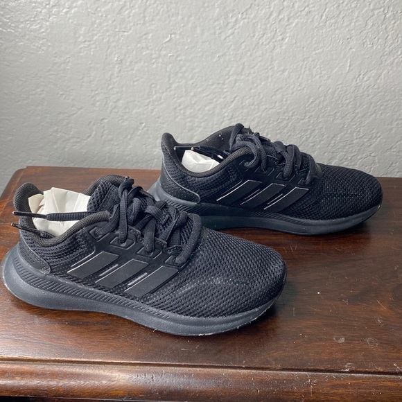 adidas | Shoes | Preowned Black Adidas Runfalcon K Running Kids Shoes ...